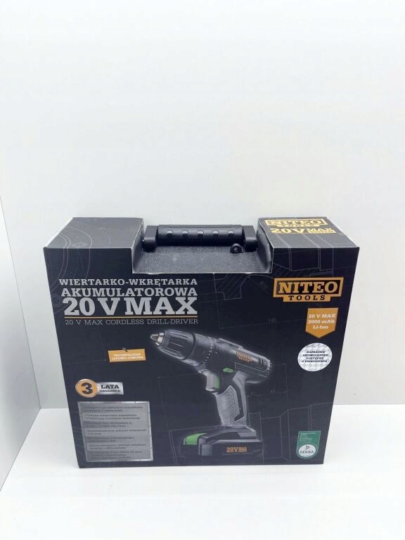 WIERTARKO WKRĘTARKA AKUMULATOROWA 20V MAX NITEO - 11092821977 - oficjalne archiwum Allegro
