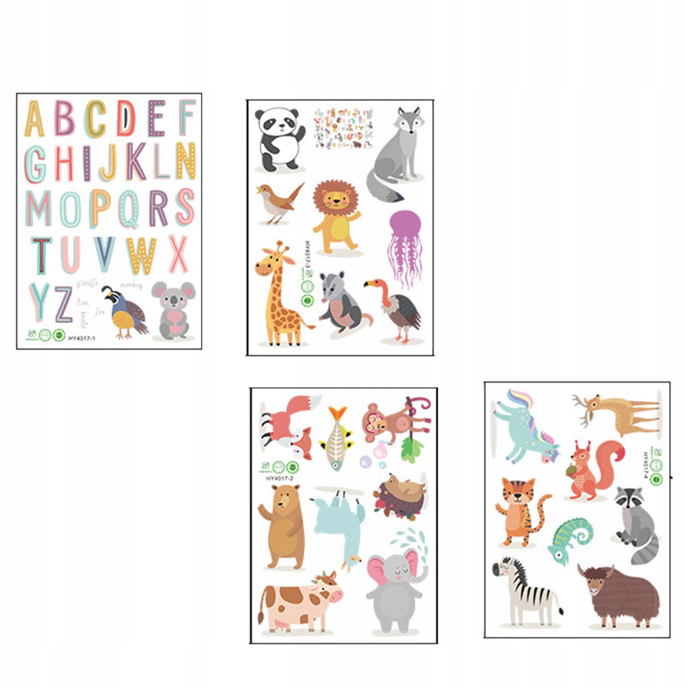 Animal Stickers Kids Alphabet Wall Decals Abc - 14881086305 - oficjalne ...
