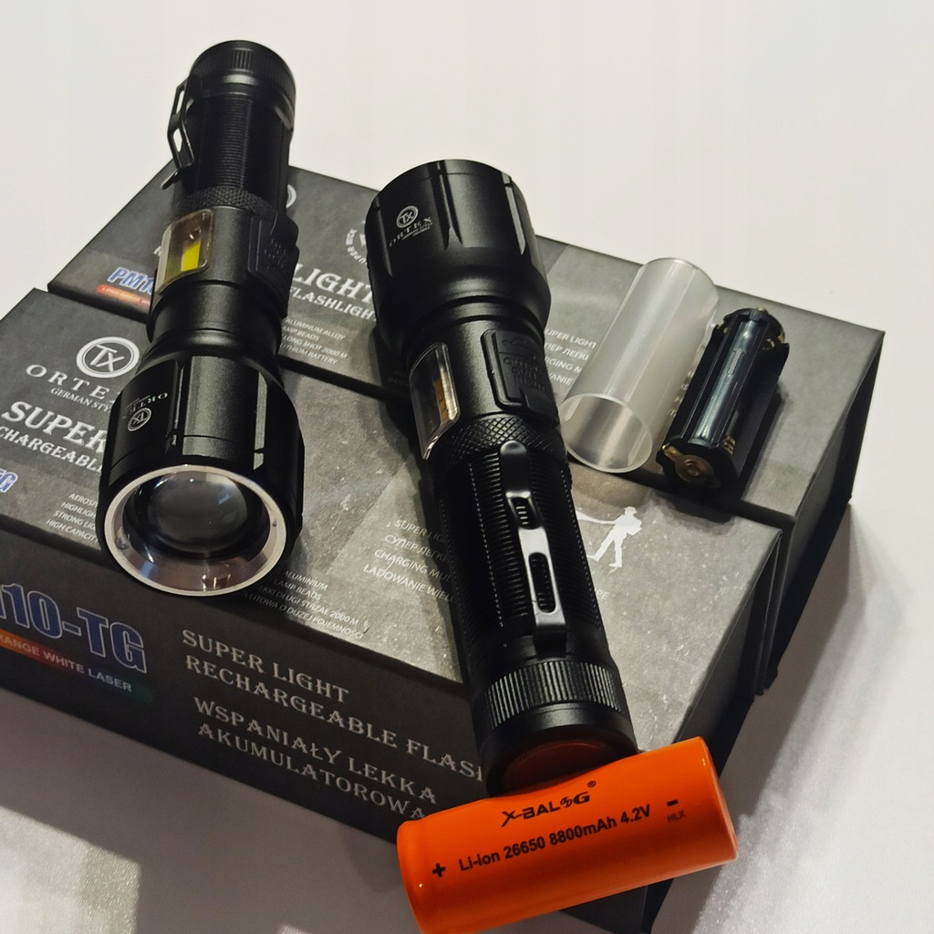 Latarka klasyczna Ortex PM10-TG LATARKA 9000 lm - 13182303972 ...