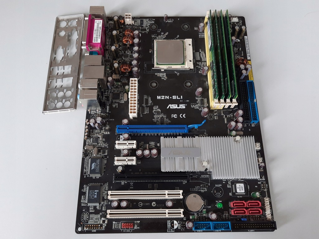 Płyta główna ASUS M2N-SLI + AMD + 4GB - uszkodzona - 12064538045 ...