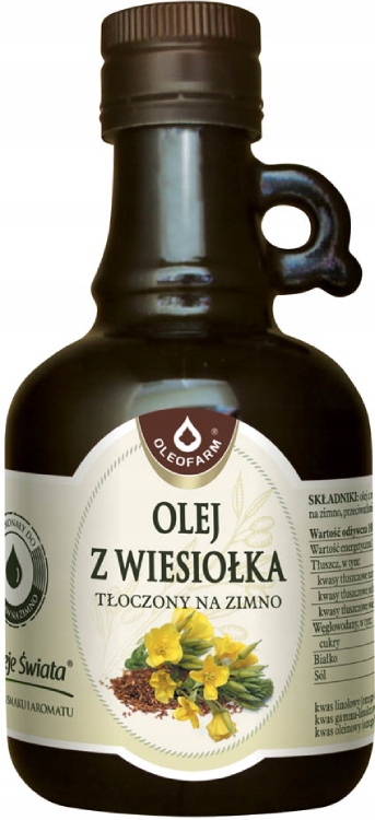 OLEOFARM Olej z wiesiołka tłoczony na zimno 250 ml - 9980109751 - oficjalne archiwum Allegro