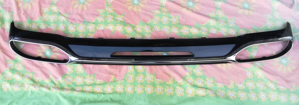 MERCEDES W222 LIFT DYFUZOR SPOJLER DOKŁADKA ZDERZAKA TYŁ A2228859301 ...