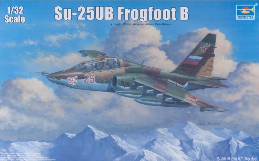 TRUMPETER 02277 1:32 Soviet Sukhoi Su-25UB Frogfoo - 12968804063 ...