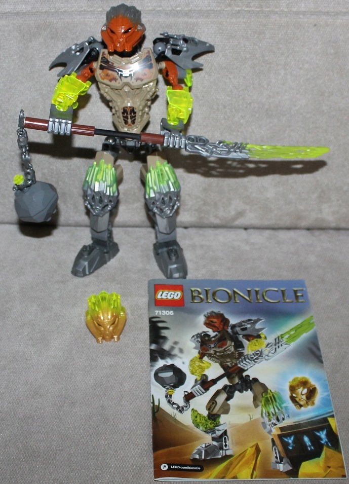 Lego Bionicle 71306 Pohatu komplet z instrukcja - 13703834200 ...