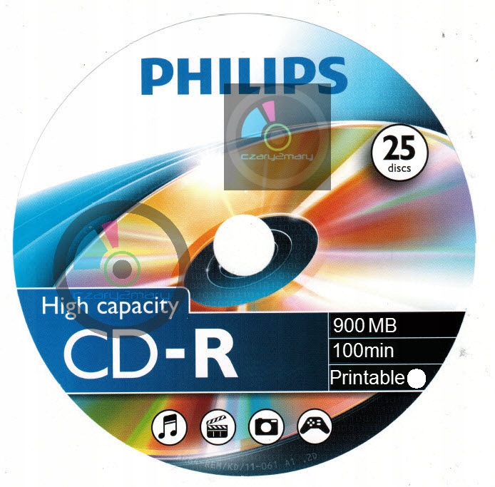 Купить Philips CD-R 900 МБ, 100 мин. Для печати 1 шт.: отзывы, фото и ...
