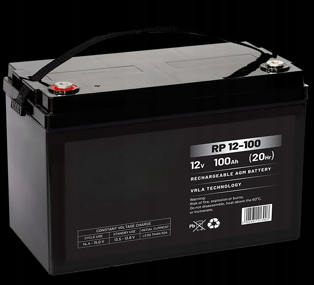 Akumulator żelowy AGM do UPS 12V 100Ah - 15087699001 - oficjalne archiwum Allegro