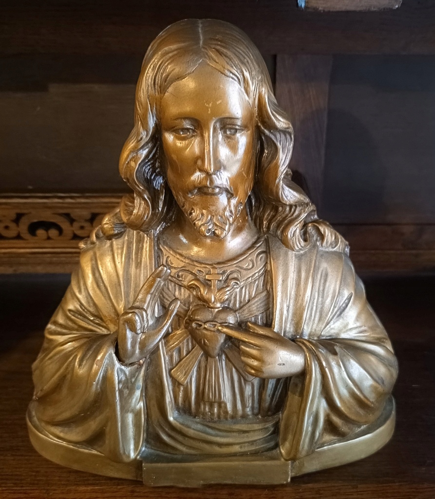 Rzeźba Figura Sakralna Serce Jezusa Pan Jezus Chrystus KL - 14391569590 ...