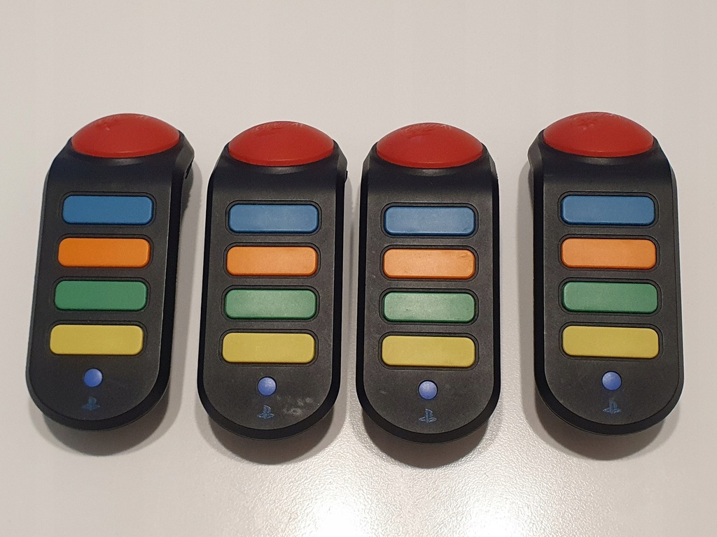 Kontroler pad Sony BUZZ buzzer z bindem 4 sztuki - 12845983119 ...