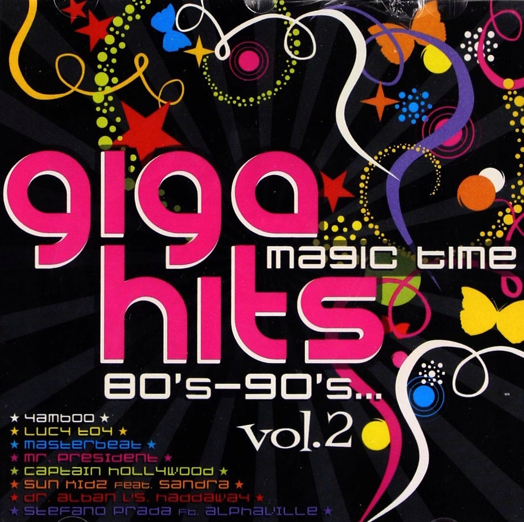 GIGA HITS MAGIC TIME LATA 80-TE 90-TE vol. 2 (CD) - 5863377588 - oficjalne archiwum Allegro
