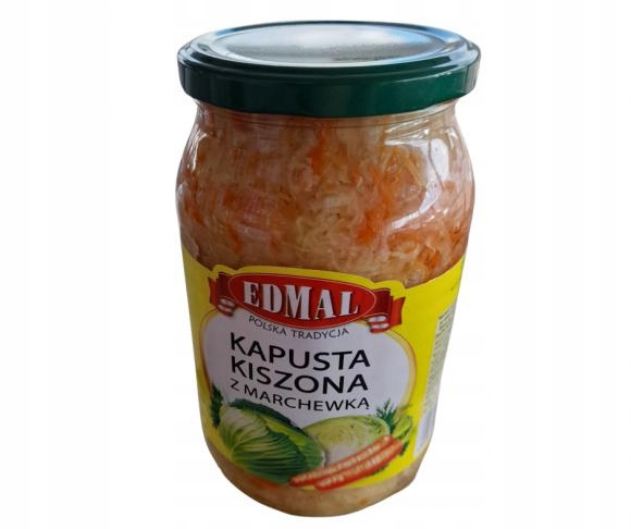 Kapusta kiszona z marchewką 0,9 L EDMAL - 12678943079 - oficjalne ...