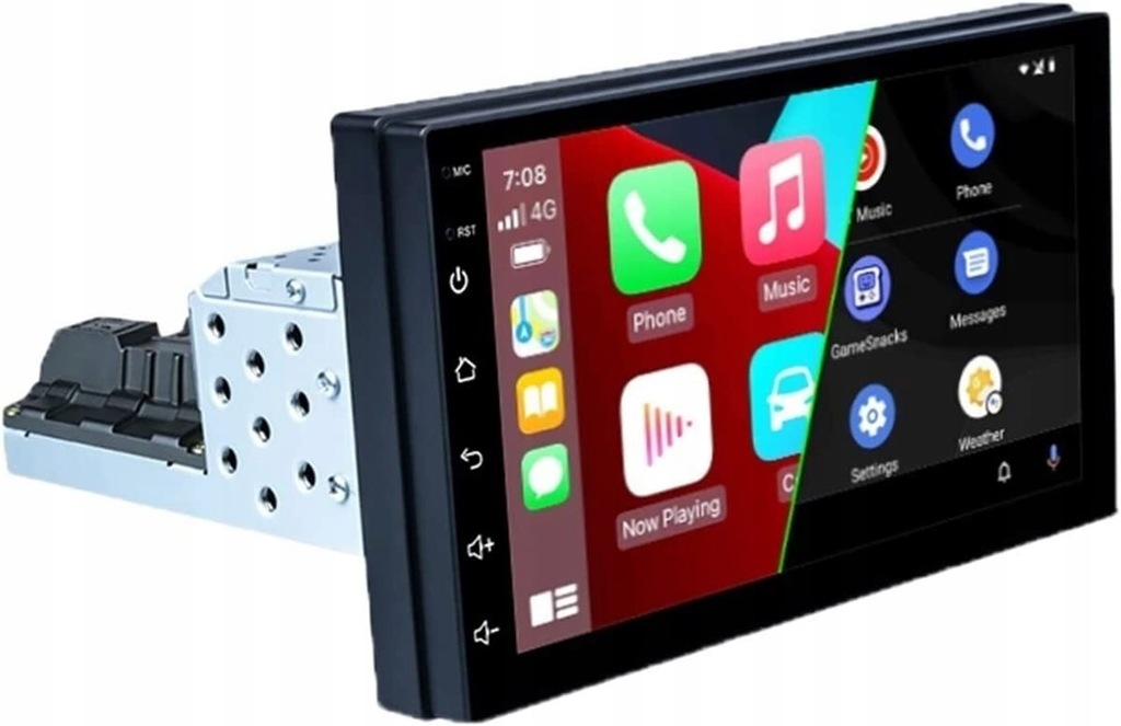 RADIO 1 DIN ANDROID AUTO NAWIGACJA WIFI CARPLAY - 13523056165 ...