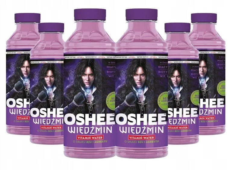 Oshee Wiedźmin woda witaminowa bez/agrest, 6x555ml - 13683405256 ... Oshee Wiedźmin woda witaminowa bez/agrest, 6x555ml - 13683405256 ...