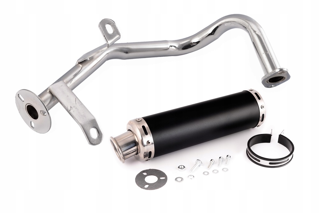 Tłumik wydech tuning kolanko Skuter 4T GY6 50 - 12622860211 - oficjalne archiwum Allegro