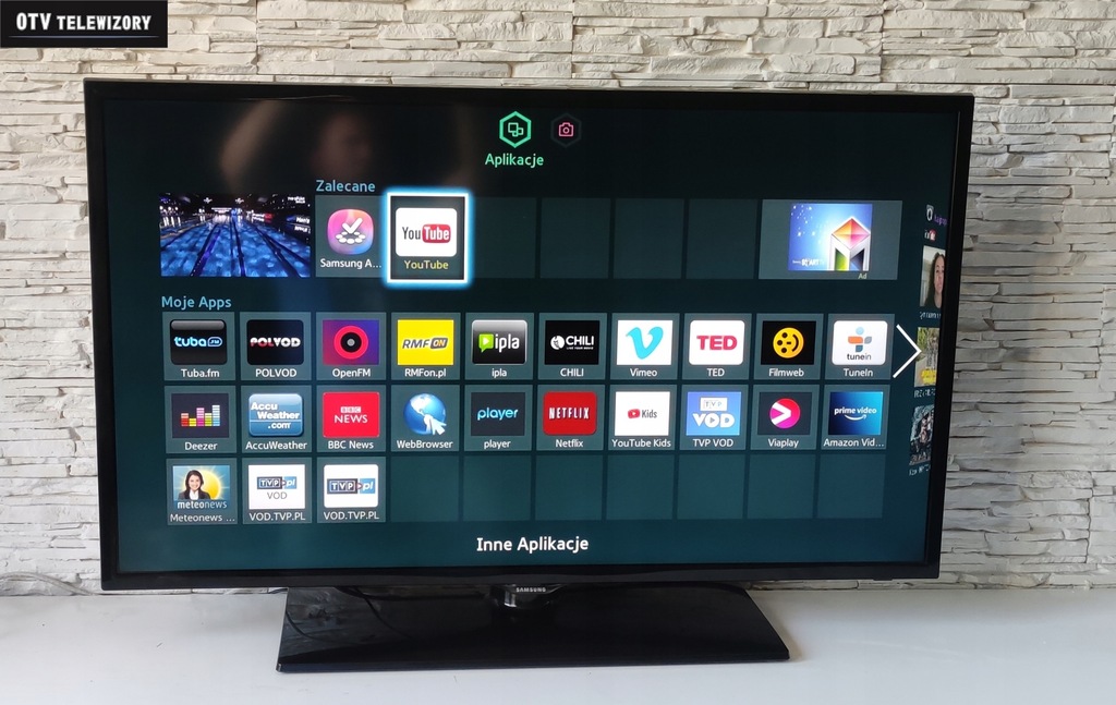 40 CALI TV SAMSUNG LED FULL HD SMART TV + UCHWYT + - 12302761878 ...