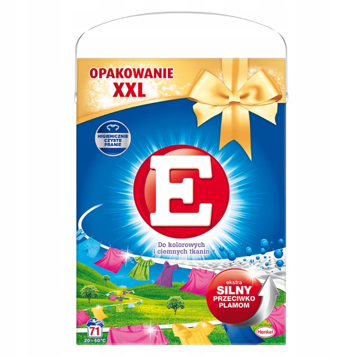 E Proszek Do Prania KOLOR XXL 4,615kg 71 prań - 12127911935 - oficjalne ...