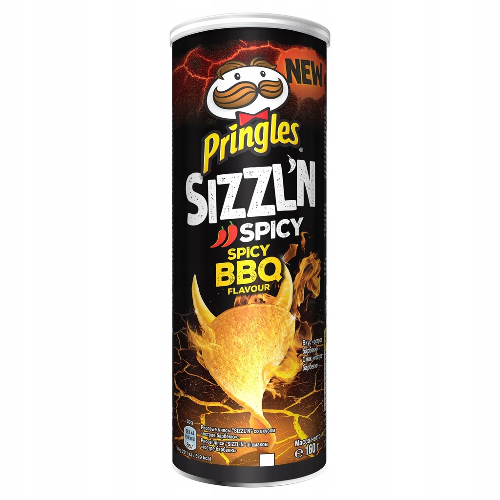 Pringles SIZZLIN Spicy BBQ - 10706470342 - oficjalne archiwum Allegro
