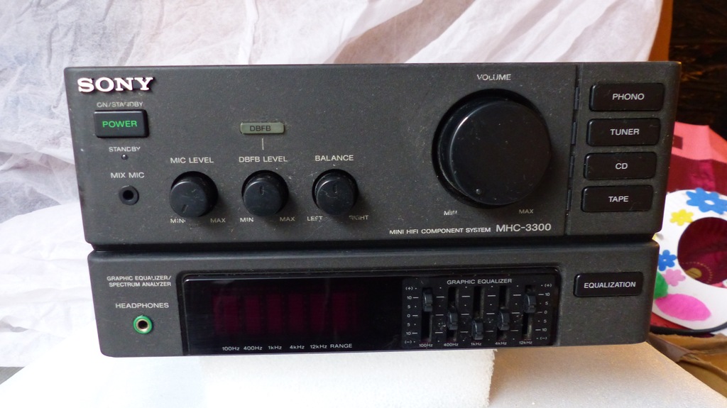 Segment WIEŻA SONY MHC-3300, a dokladnie jej sam wzmacniacz ...