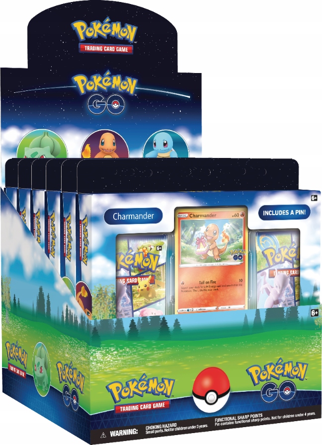 Pokémon TCG:Pokémon GO Pin Collection Display 6szt - 13710102481 ...