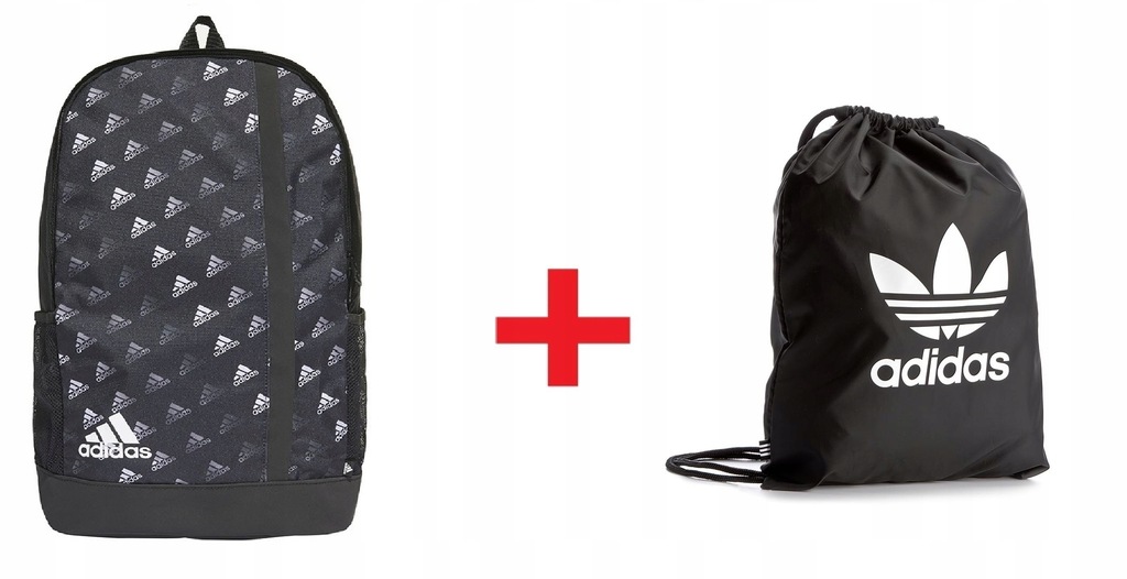 ZESTAW PLECAK ADIDAS GN1992 + WOREK ADIDAS BK6726 - 11075129198 ...