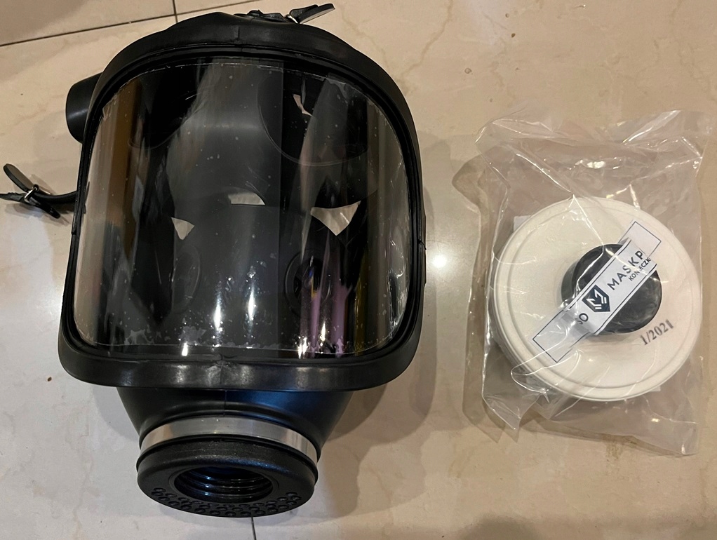 Maska p/gazowa CLIMAX 731-C BLACK+filtr Maskpol - 12726992546 ...