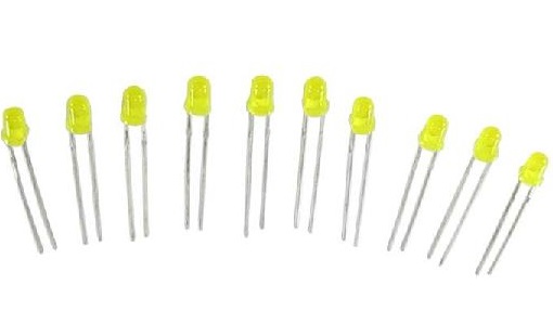 ART Diody LED 3mm YELLOW 100mcd/60' Cena za 10szt - 6793186548 ...