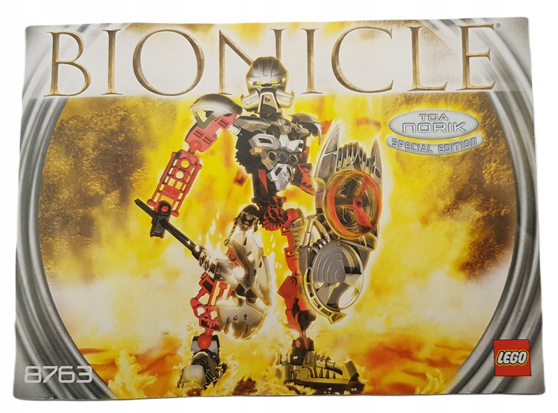 [24] LEGO BIONICLE 8763 Toa Norik [instrukcja] - 11811286181 ...