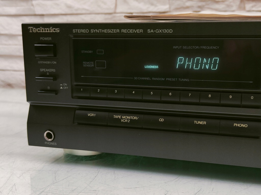 TECHNICS SA-GX130D Amplituner Stereo - 12580267105 - oficjalne archiwum ...