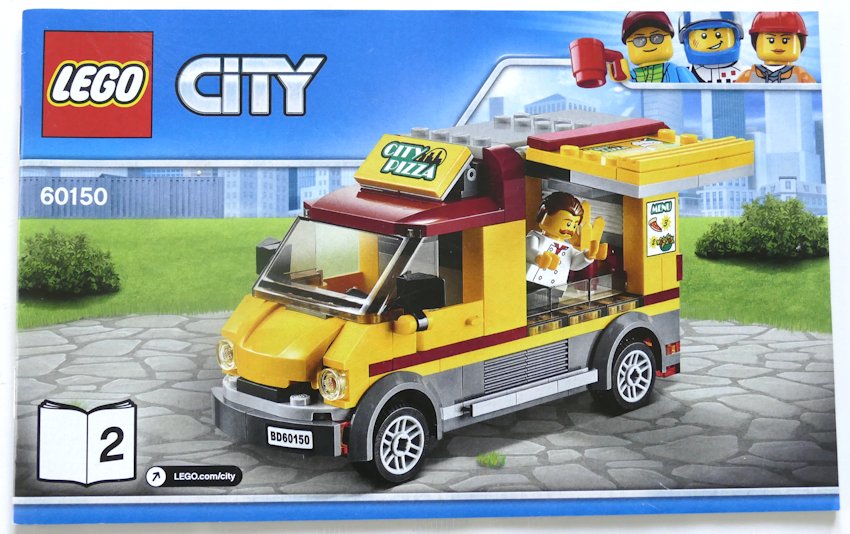 LEGO INSTRUKCJA CITY 60150 Foodtruck z pizzą cz. 2 - 13420159339 ...