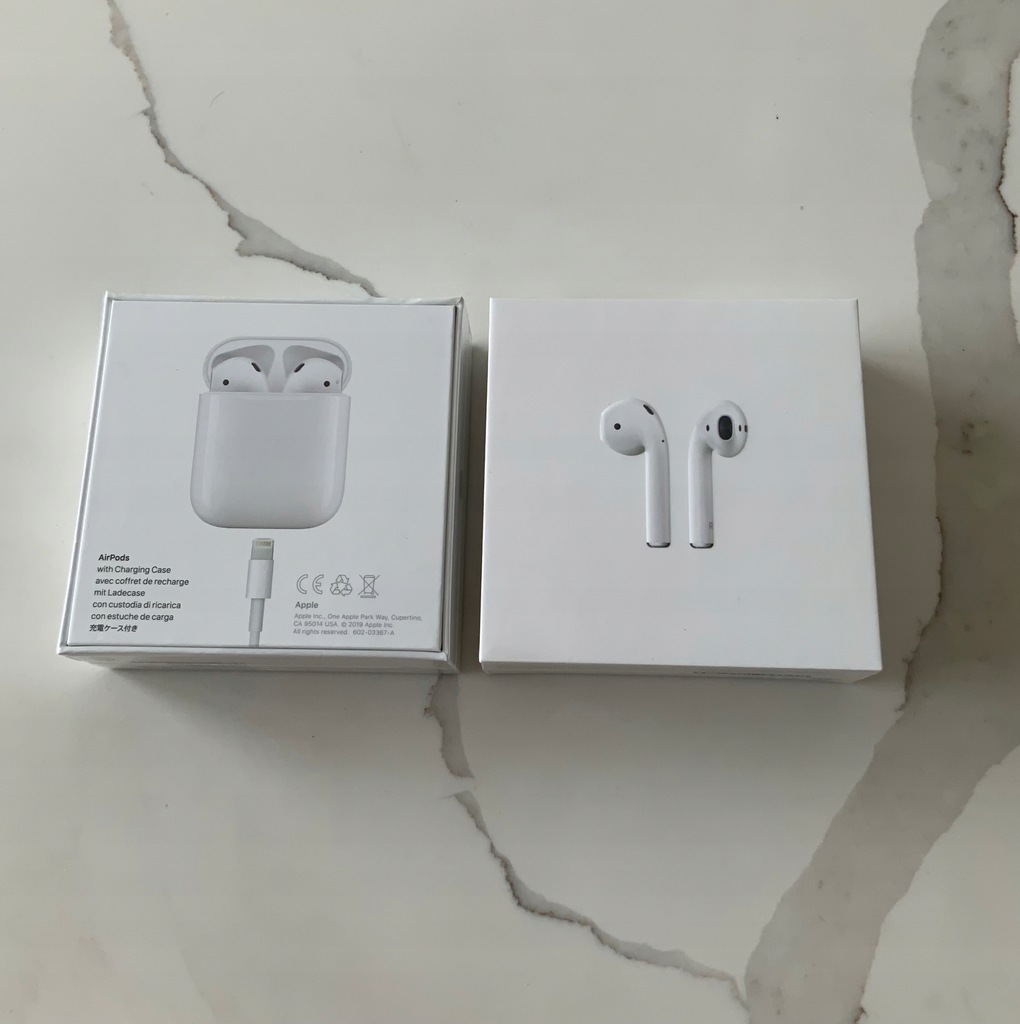 Słuchawki bezprzewodowe douszne Apple AirPods 2. - 13497421128 ...