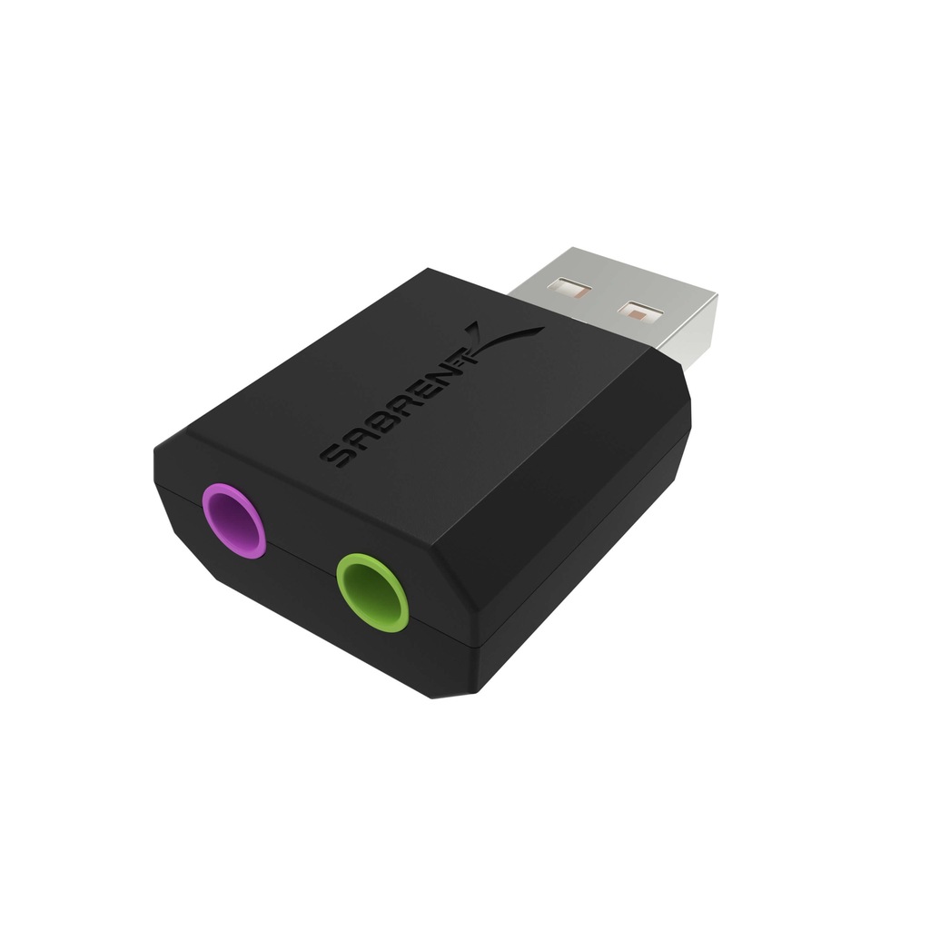 SABRENT USB ADAPTER DŹWIĘKU STEREO WIN MAC AU-MMSA - 13821046386 ...