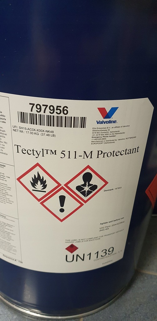 Купить TECTYL 511-M антикоррозийная на масляной основе 20л.: отзывы ...