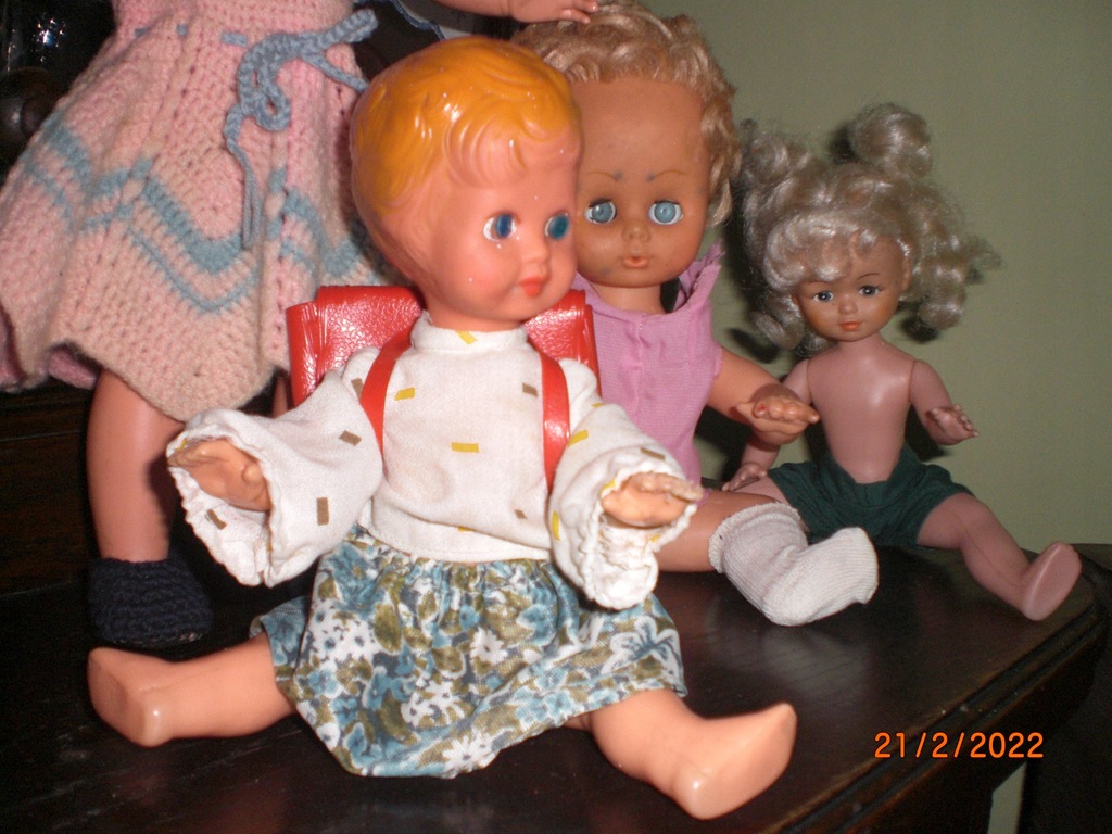 Zestaw STARE LALKI z czasów PRL - 11857047406 - oficjalne archiwum Allegro