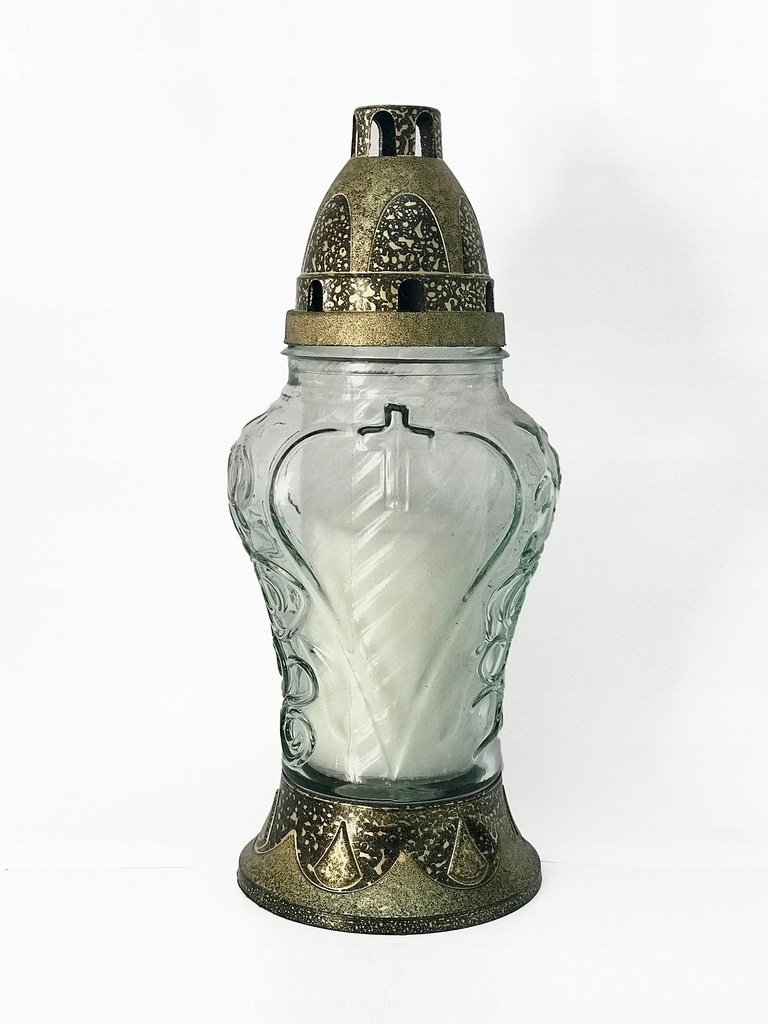 ZNICZ SZKLANY ZNICZE POLSKIE WKŁAD PARAFINOWY 25H - 12782950984 ...