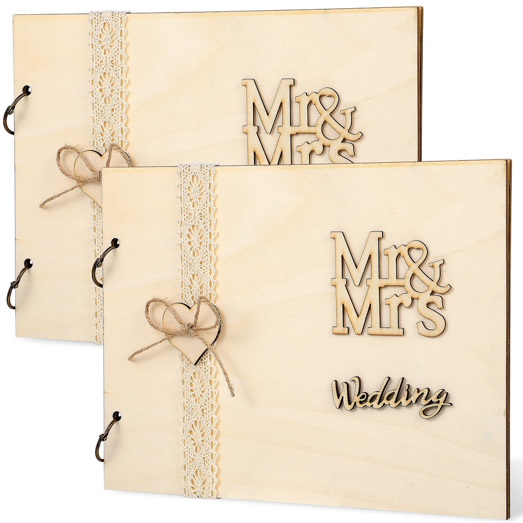 Wedding Autograph Book Guest Book Guestbook 2 Pcs - 13283508238 ...