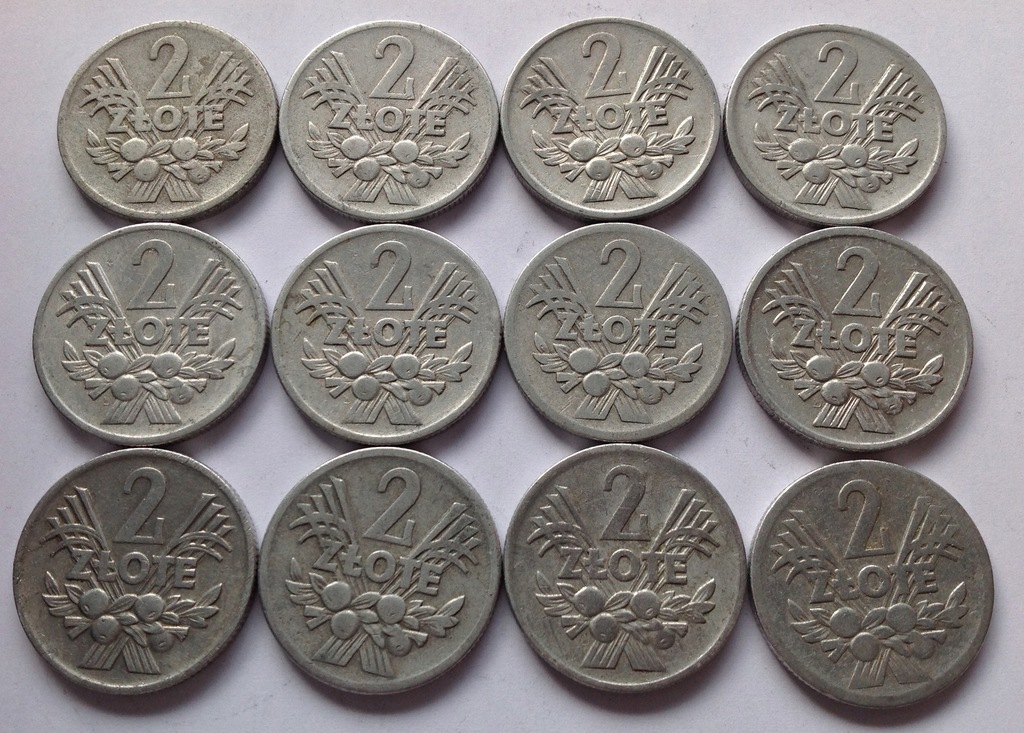 2 Zł 1958-1973 Jagody Zestaw 12 szt - 12479700570 - oficjalne archiwum Allegro