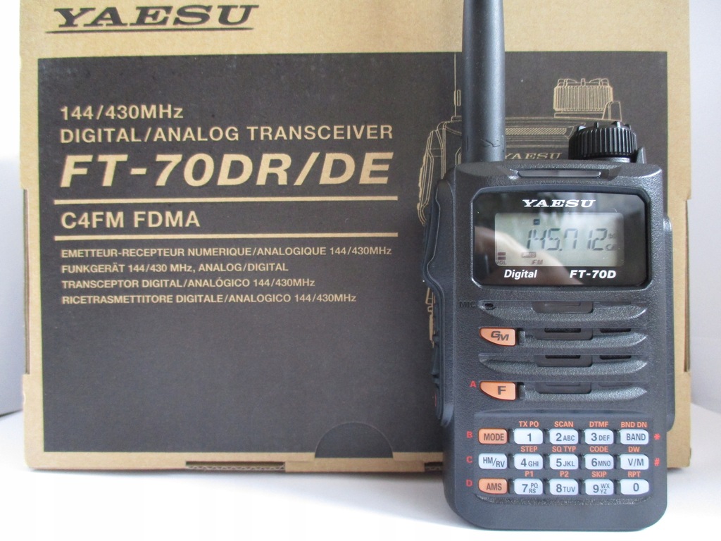YAESU FT - 70 D ODBLOKOWANY FUSION 1105 PAMIĘCI - 10901940797 ...
