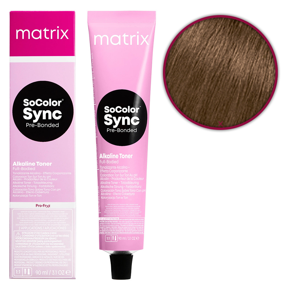 MATRIX SOCOLOR SYNC TONER DO WŁOSÓW BEZ AMONIAKU - 7AM - 90ml ...