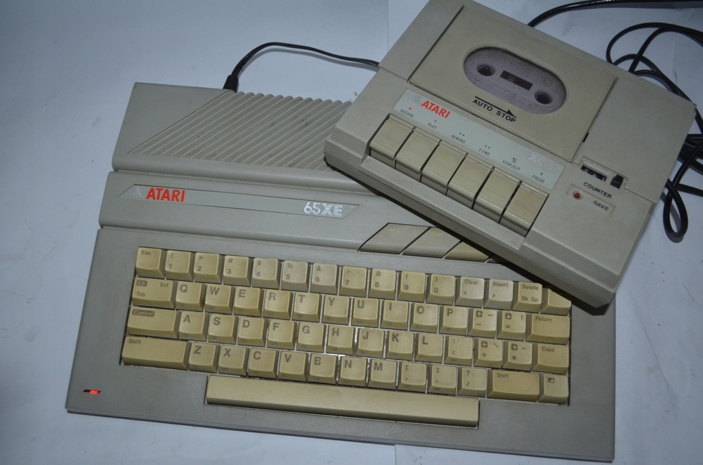 ATARI 65XE + XC12 oryginał! - 12649639242 - oficjalne archiwum Allegro