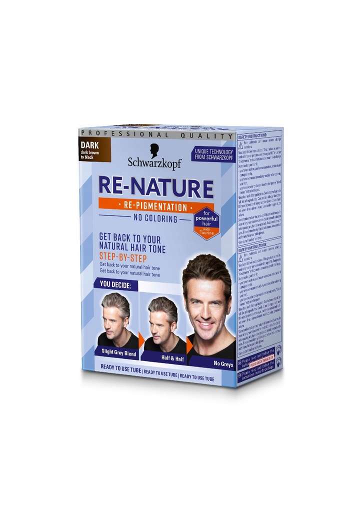 Schwarzkopf Men Re-Nature- odsiwiacz ciemny odcień - 12963867626 - oficjalne archiwum Allegro