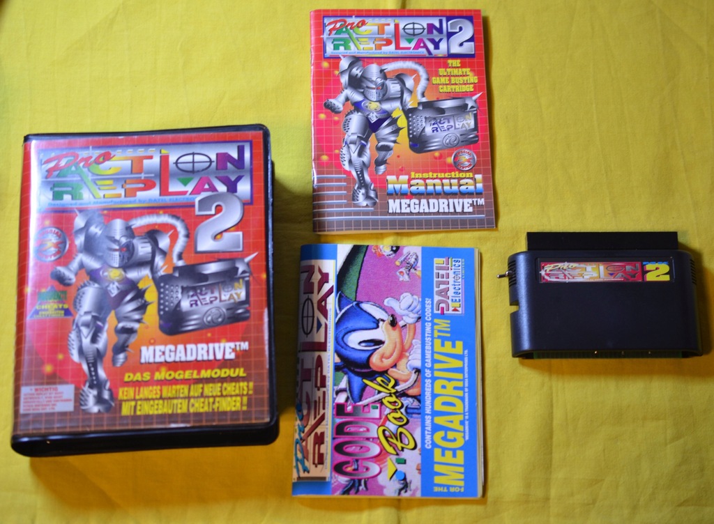 PRO ACTION REPLAY 2 SEGA MEGA DRIVE UNIKAT - 12102623963 - oficjalne ...