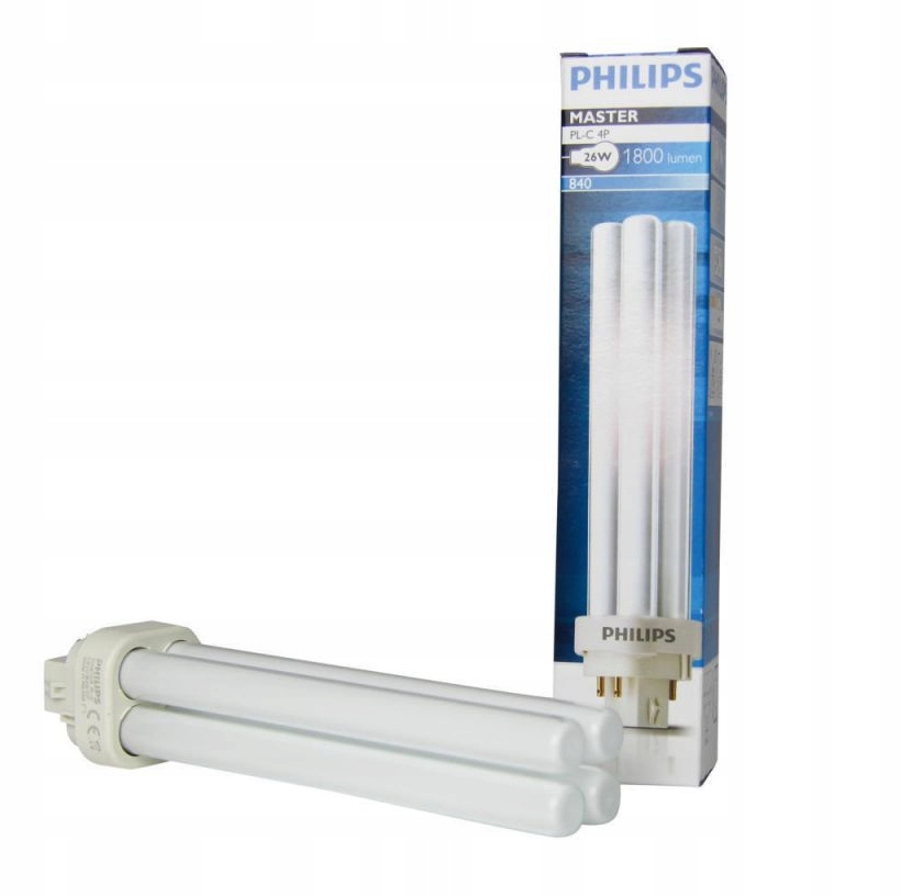 Żarówka PHILIPS Master PL-C 2P G24d-3 26W 1800lm - 12653289581 - oficjalne archiwum Allegro
