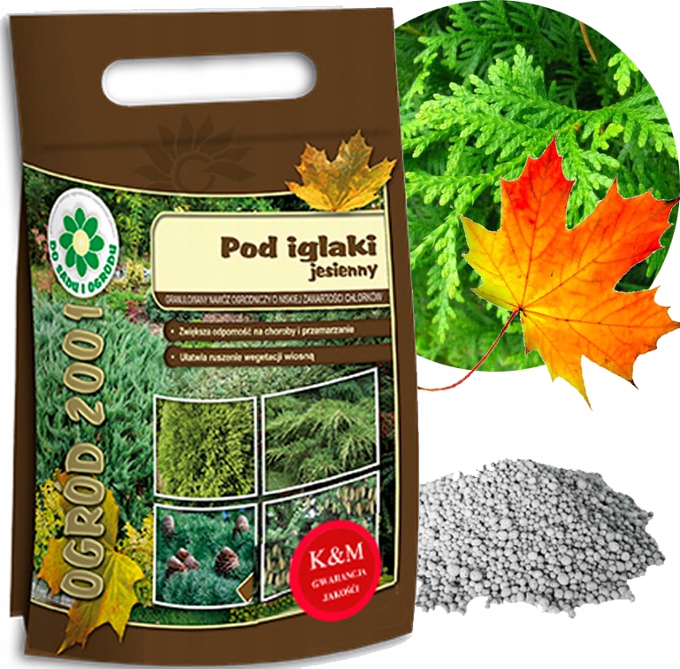 NAWÓZ JESIENNY IGLAK S 10kg TUJ TUI TUJE FOSFOR SIARCZAN POTASU CAŁOROCZNY - 14115043543 ...