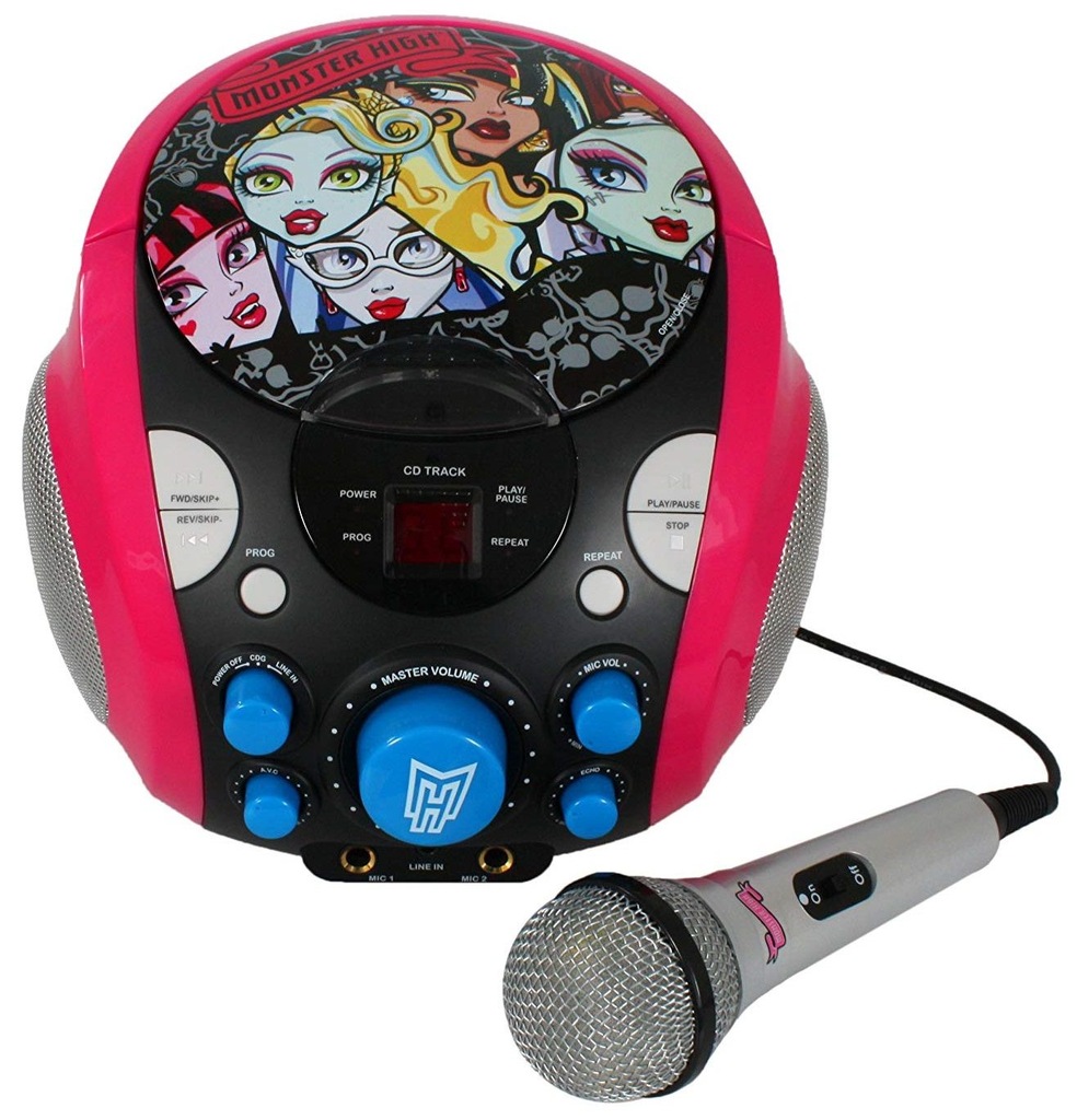 MONSTER HIGH ODTWARZACZ CD KARAOKE DLA DZIECI - 7426505770 - oficjalne ...