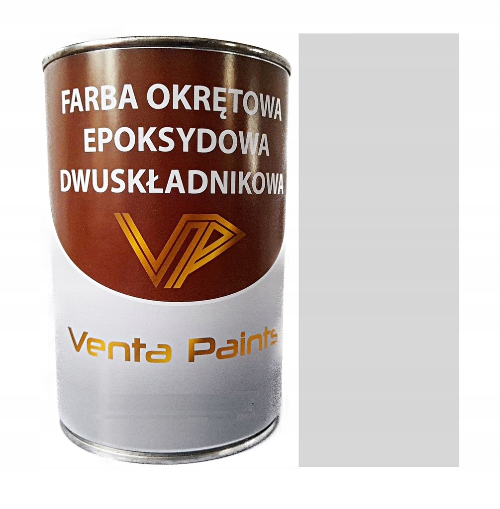 Farba Okrętowa Epoksydowa Dwuskładnikowa Gruntoemalia RAL 7035 1l - 14779183989 - oficjalne ...