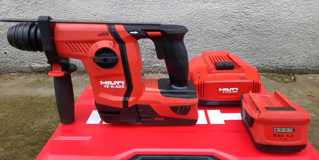 HILTI TE 6-A22 AVR 5,2Ah młotowiertarka 2021r. - 11850210945 - oficjalne archiwum Allegro