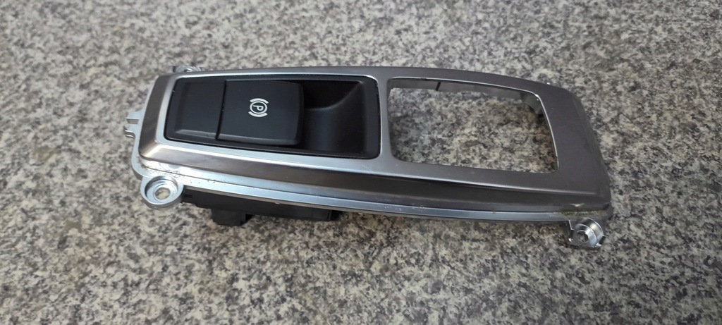 BMW E70 X5 przelacznik przycisk panel hamulca recznego ramka CHROM E71 ...