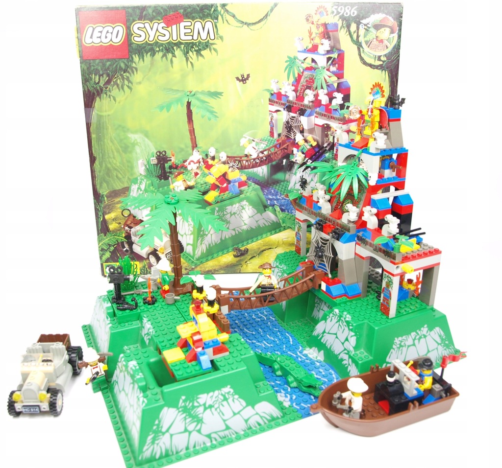LEGO Lata 90 System 5986 Adventurers Świątynia OLD - 12416525073 ...