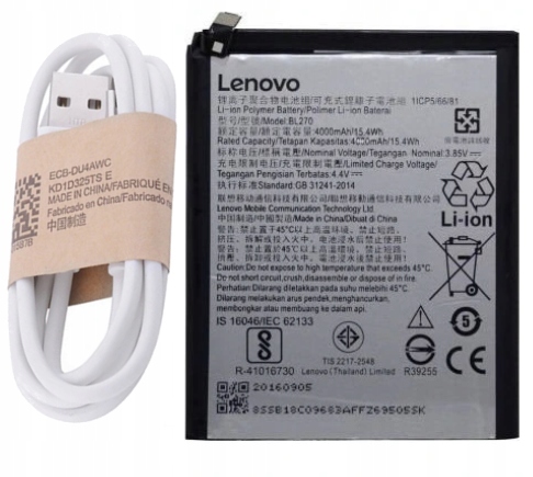 Bateria BL270 LENOVO K6 NOTE / K6 POWER Nowa - 8163415371 - oficjalne ...
