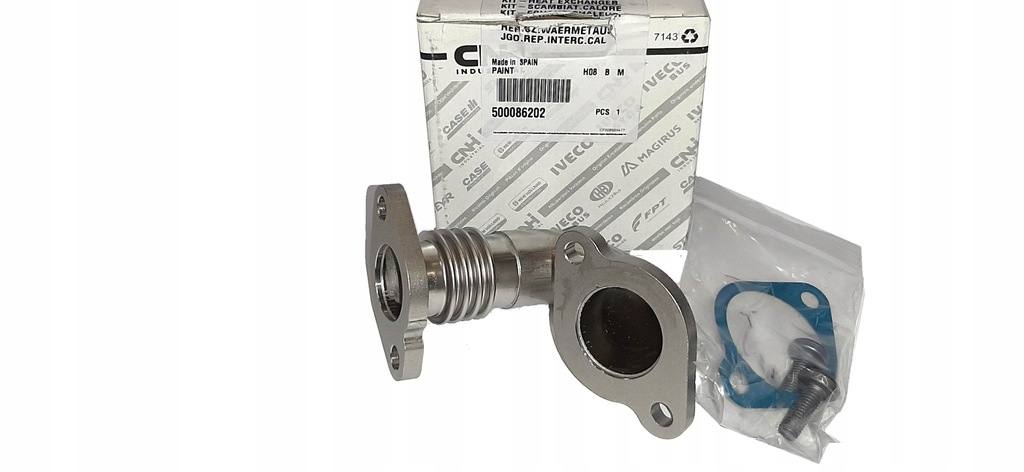 Przewód spalin EGR Iveco Daily 2.3- 500086202 - 9238076381 - oficjalne ...