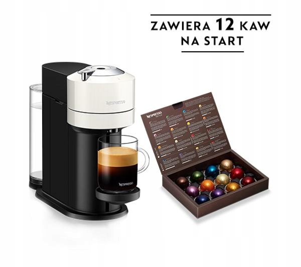 Nespresso Ekspres DeLonghi Vertuo ENV120.W + kawa - 12320411686 ...